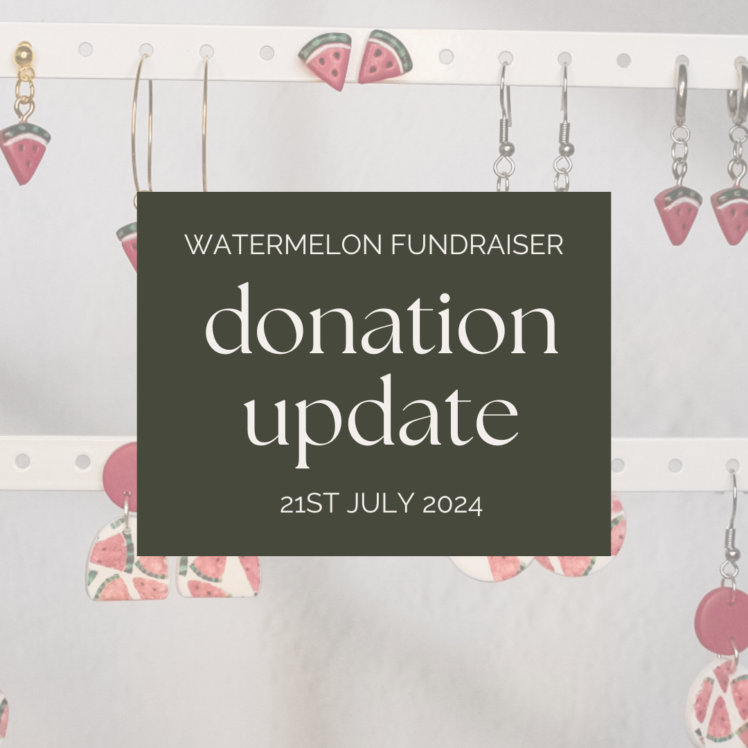 Donation Update - July 2024 - Watermelon Jewellery For Palestine – Arias Design Co