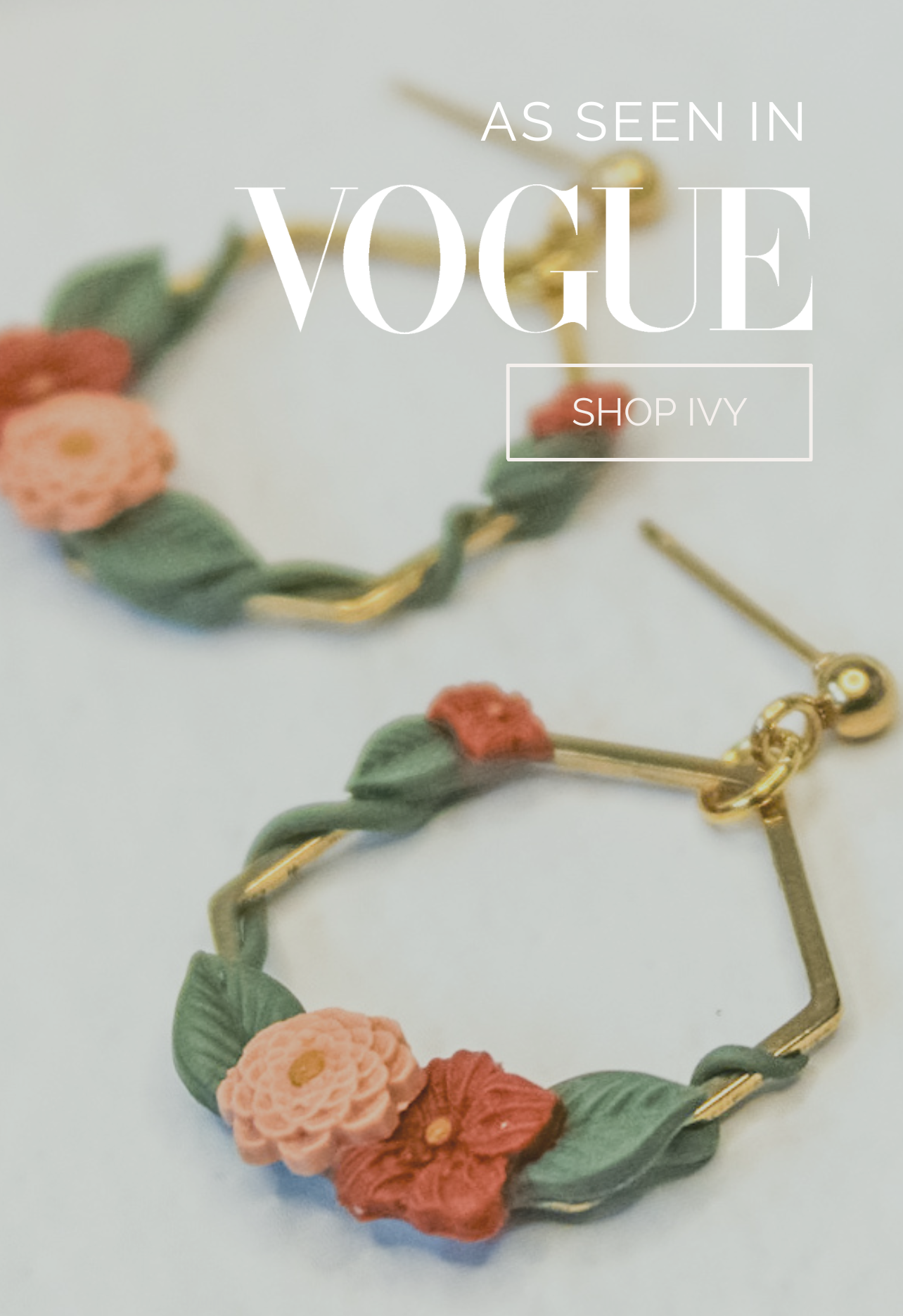 Ivy Earrings - As Seen In Vogue | Arias Design Co Jewellery
